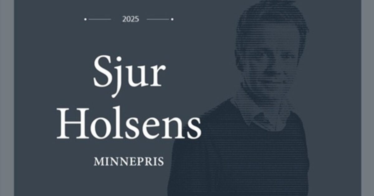 Nordiske Mediedager | Hvem tildeles Sjur Holsens minnepris 2025?